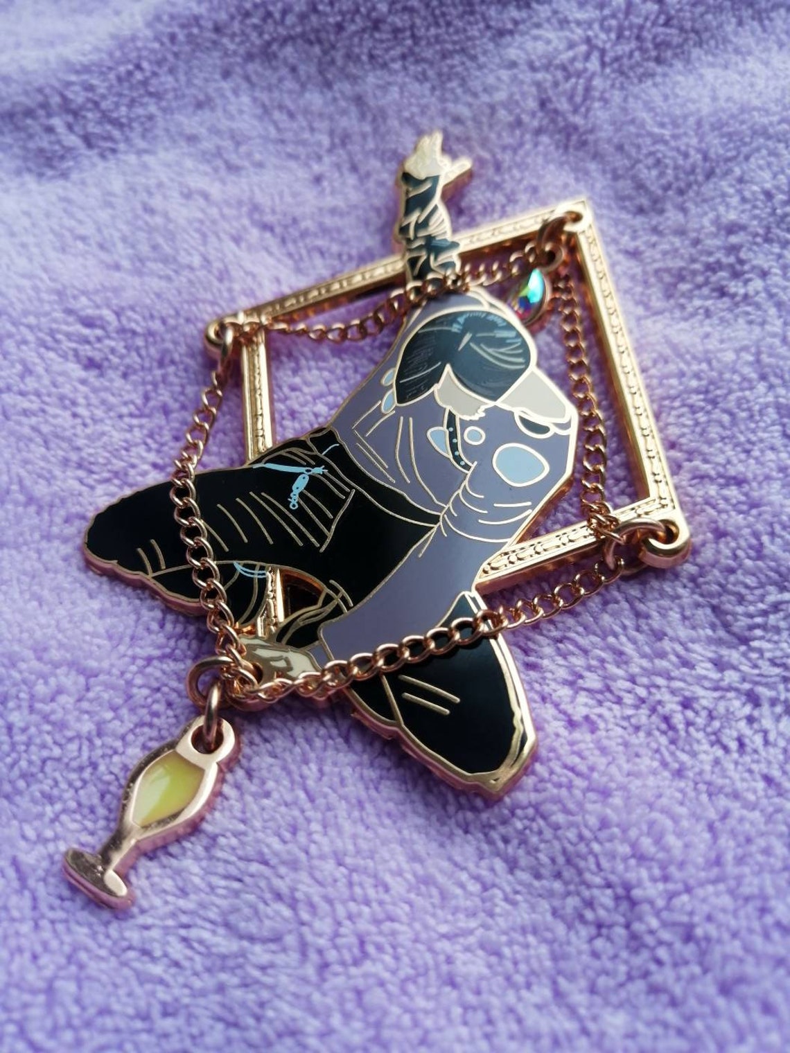 ATEEZ San Enamel Pin - Etsy