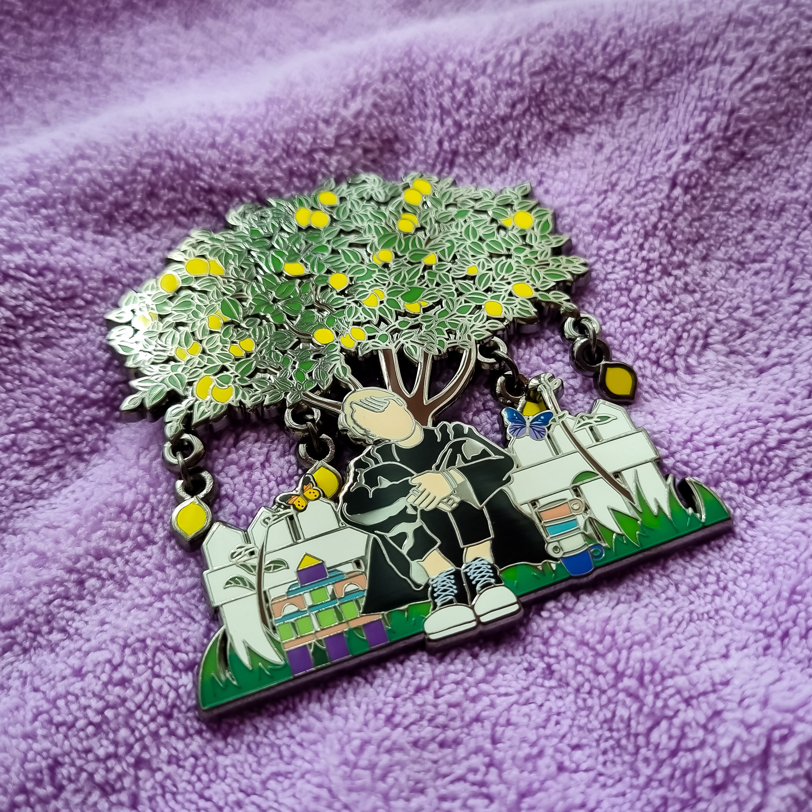 ATEEZ Hongjoong Lemon Tree Enamel Pin - Etsy