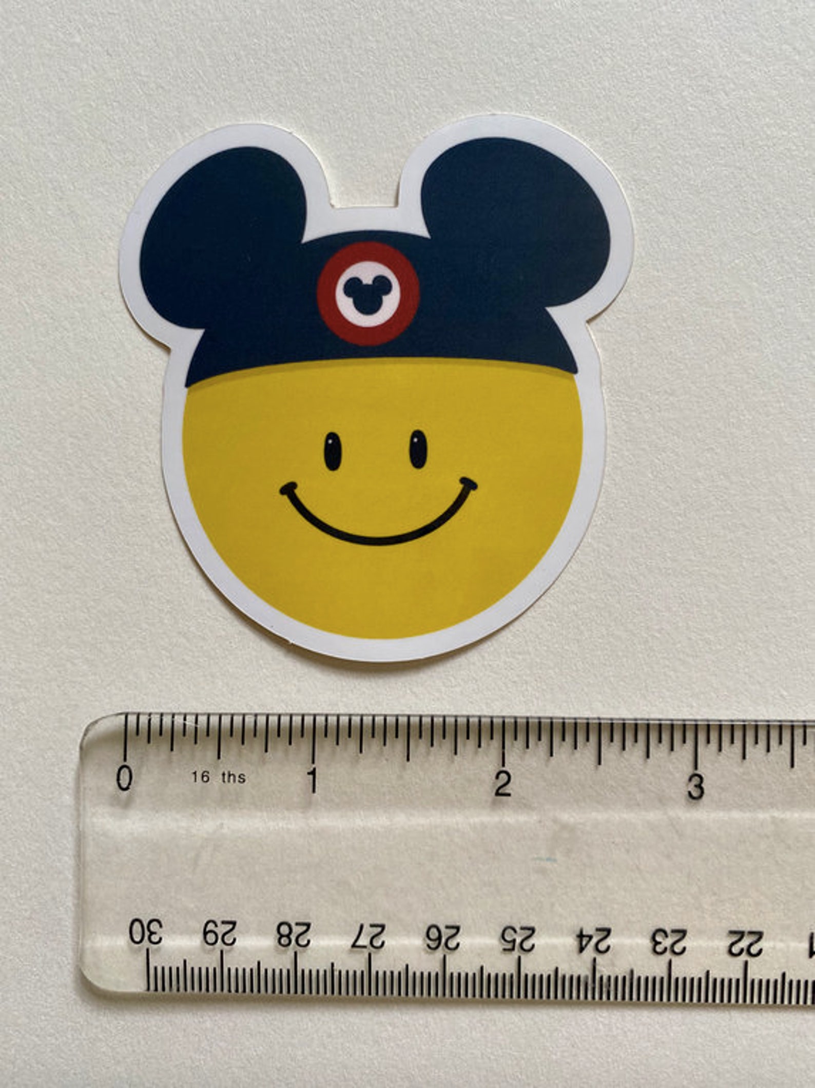 Smiley Face Mickey Sticker / Adesivo Disney impermeabile - Etsy Italia