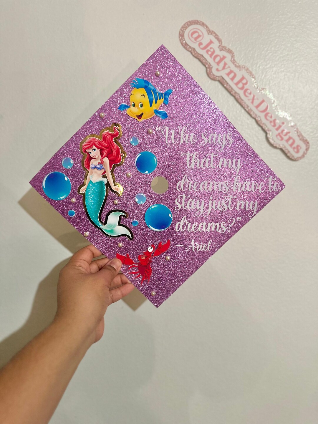 Ariel/the Little Mermaid Graduation Cap Topper - Etsy