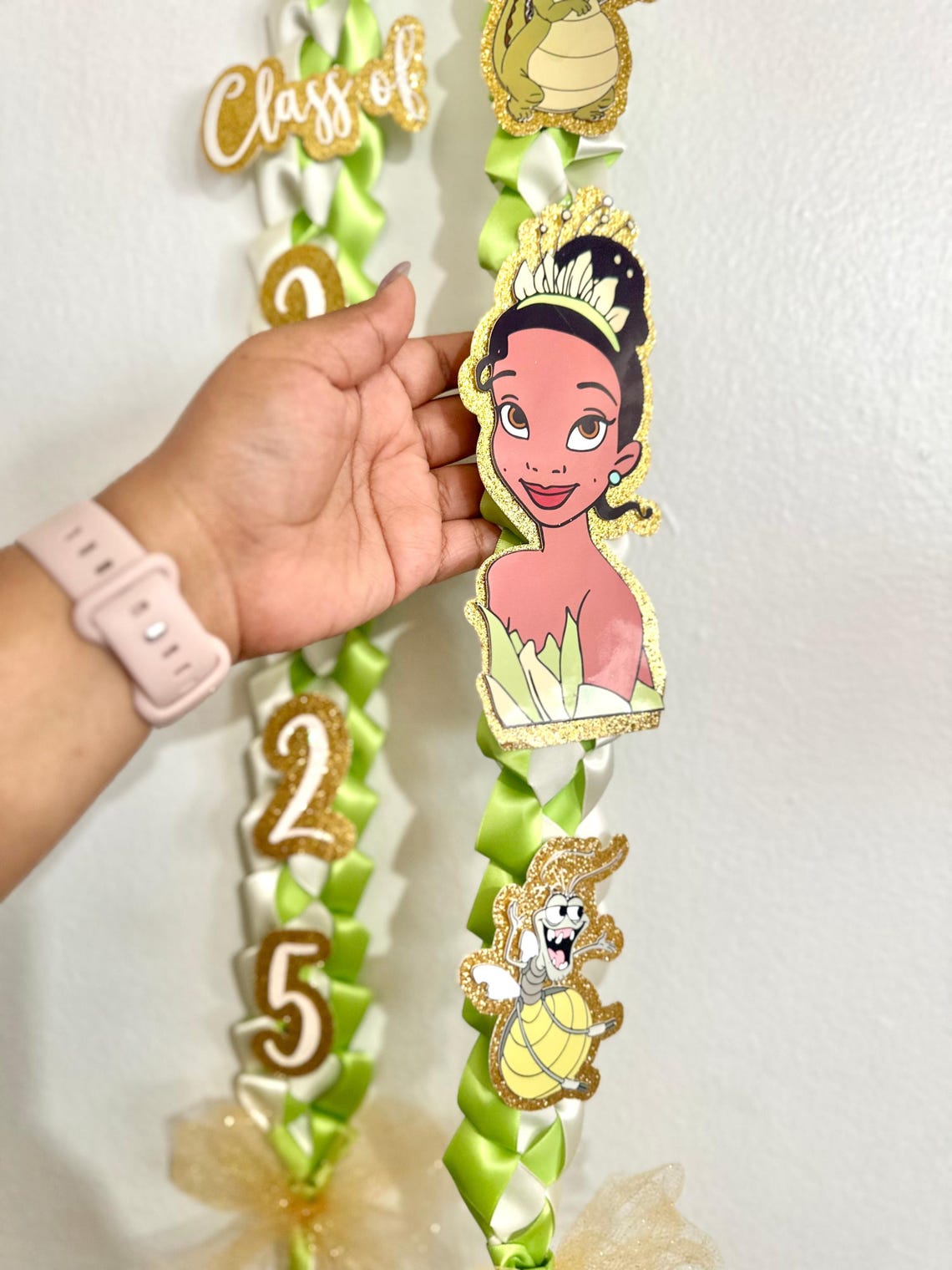 2025 Princess Tiana / Princess and the Frog Graduation Lei - Etsy