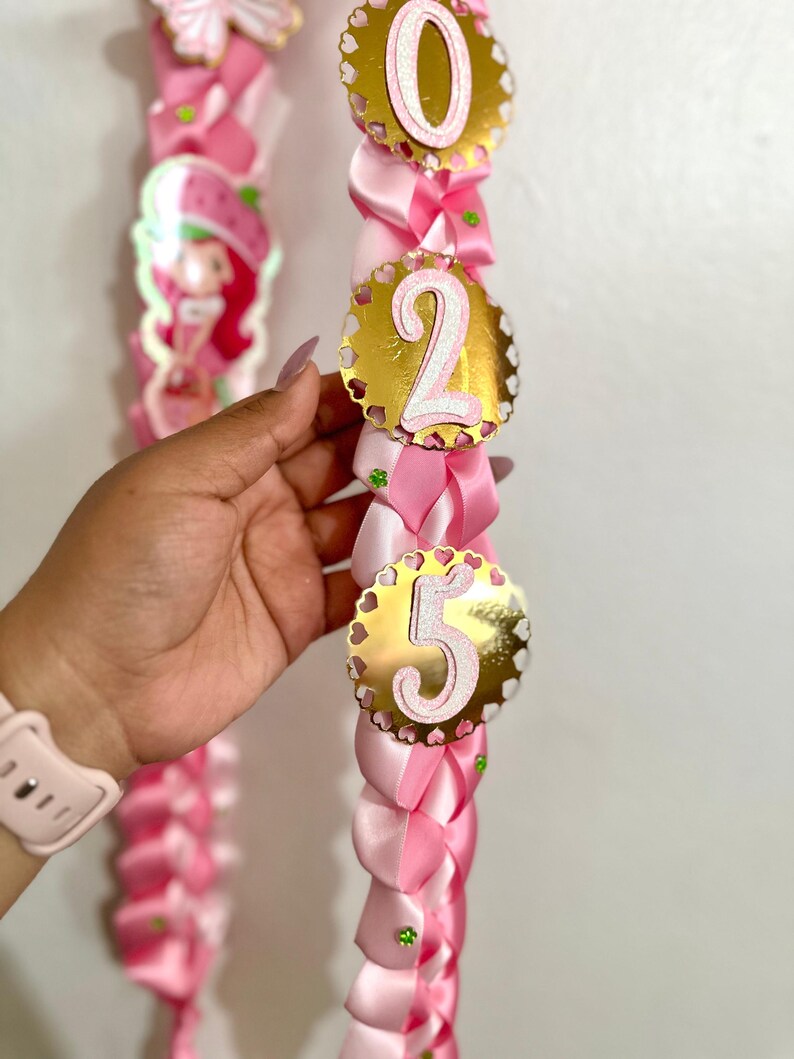 2025 Strawberry Shortcake Graduation Lei - Etsy