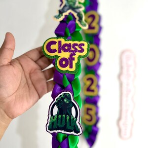 The Hulk/marvel 2025 Graduation Lei - Etsy