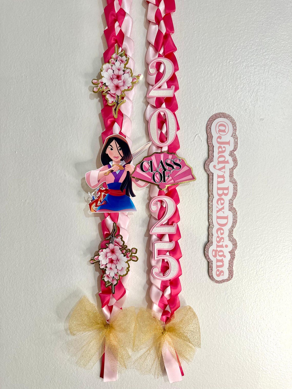 Mulan Princess 2025 Graduation Lei - Etsy