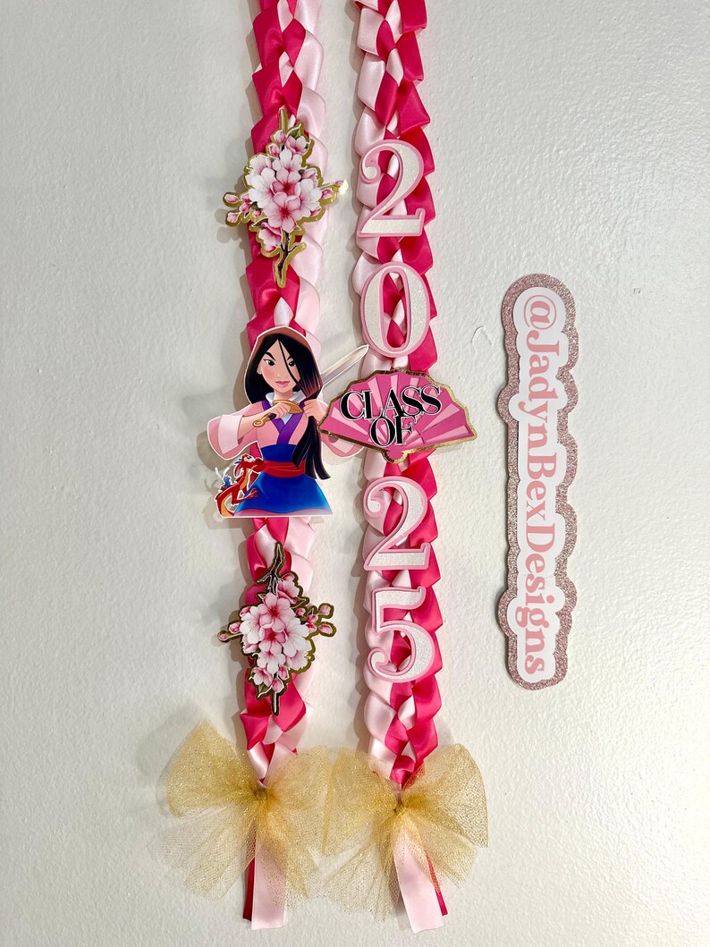 Mulan Princess 2025 Graduation Lei - Etsy