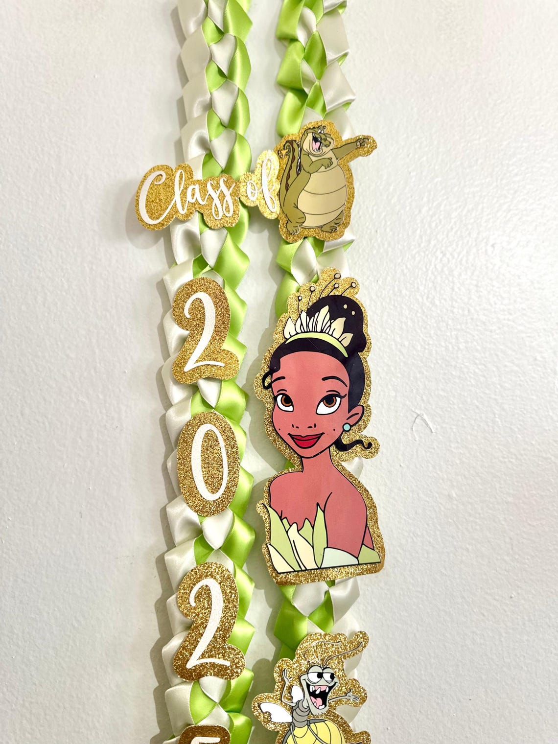 2025 Princess Tiana / Princess and the Frog Graduation Lei - Etsy
