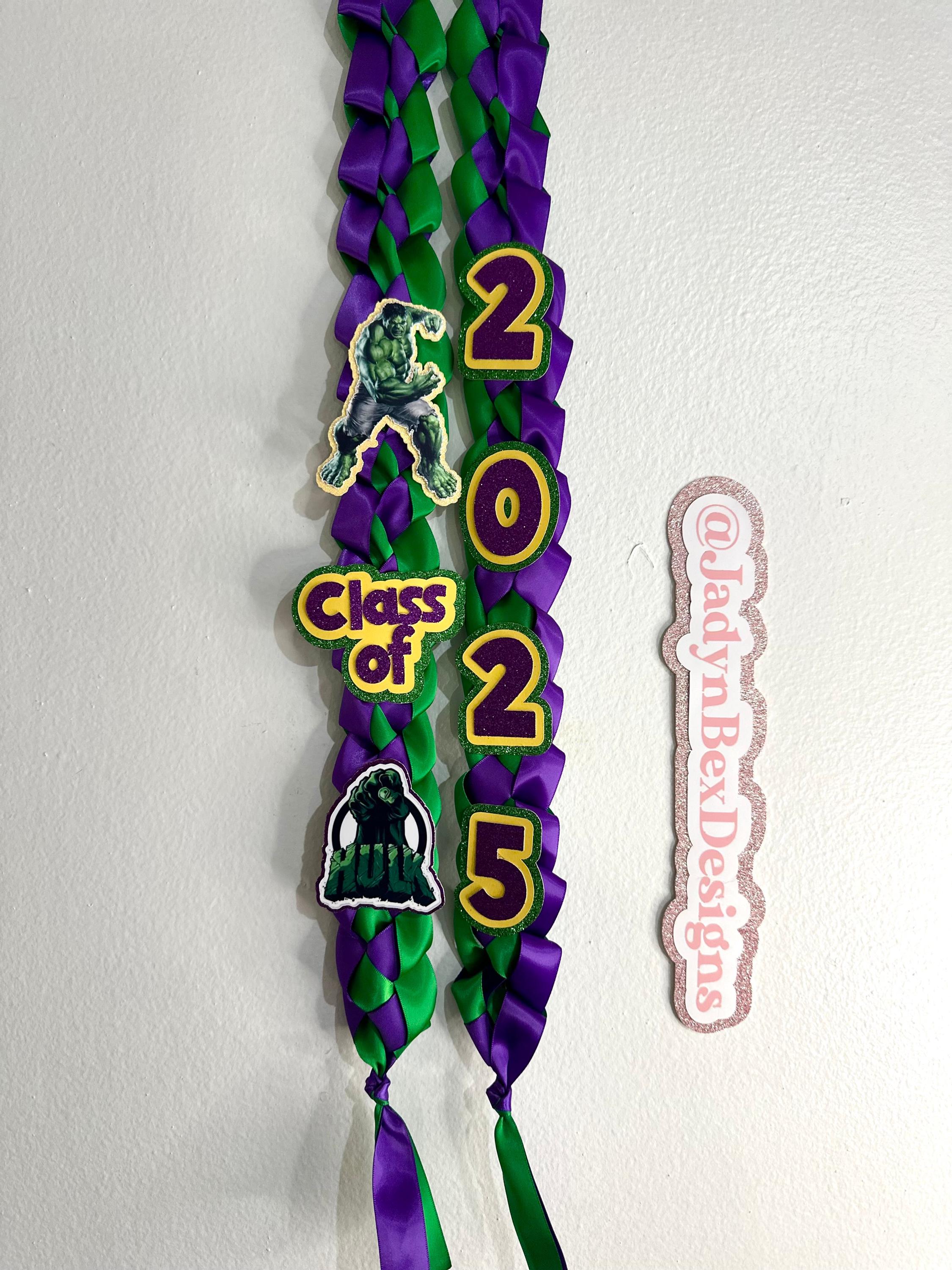 The Hulk/marvel 2025 Graduation Lei - Etsy