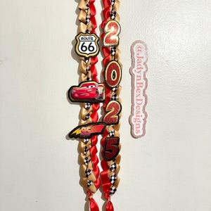 Lightning Mcqueen Graduation Lei 2025 - Etsy