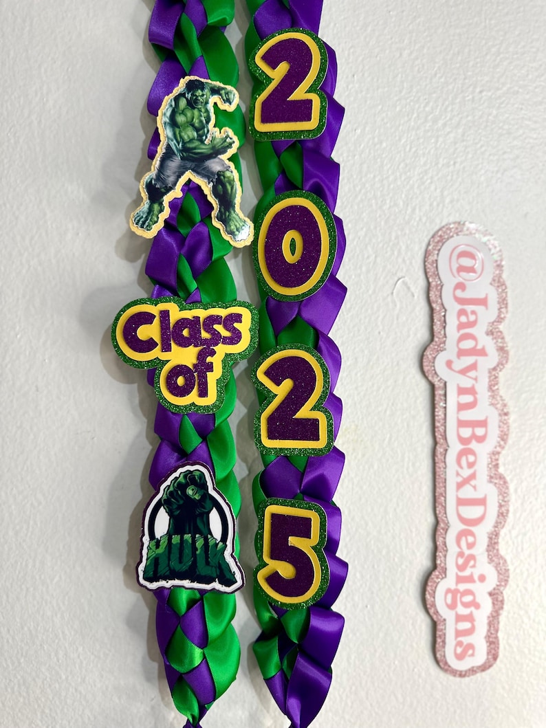 The Hulk/marvel 2025 Graduation Lei - Etsy