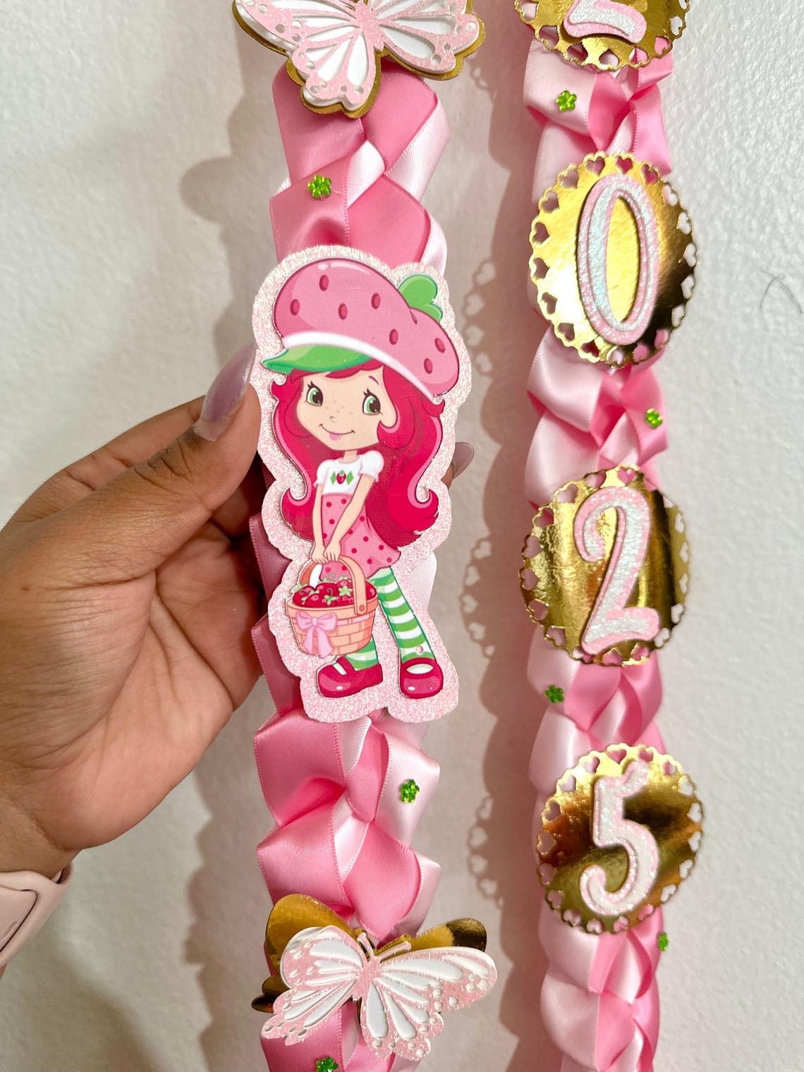 2025 Strawberry Shortcake Graduation Lei - Etsy