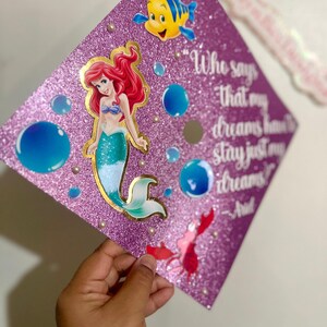 Ariel/the Little Mermaid Graduation Cap Topper - Etsy