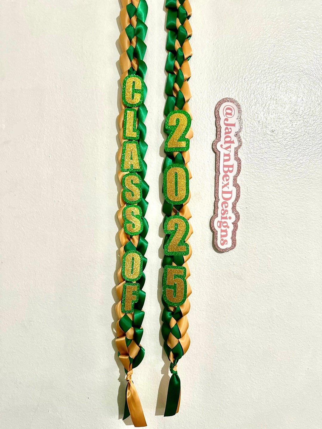 Green and Gold Graduation Lei - Etsy
