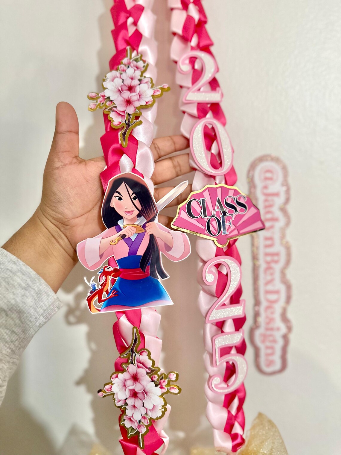 Mulan Princess 2025 Graduation Lei - Etsy