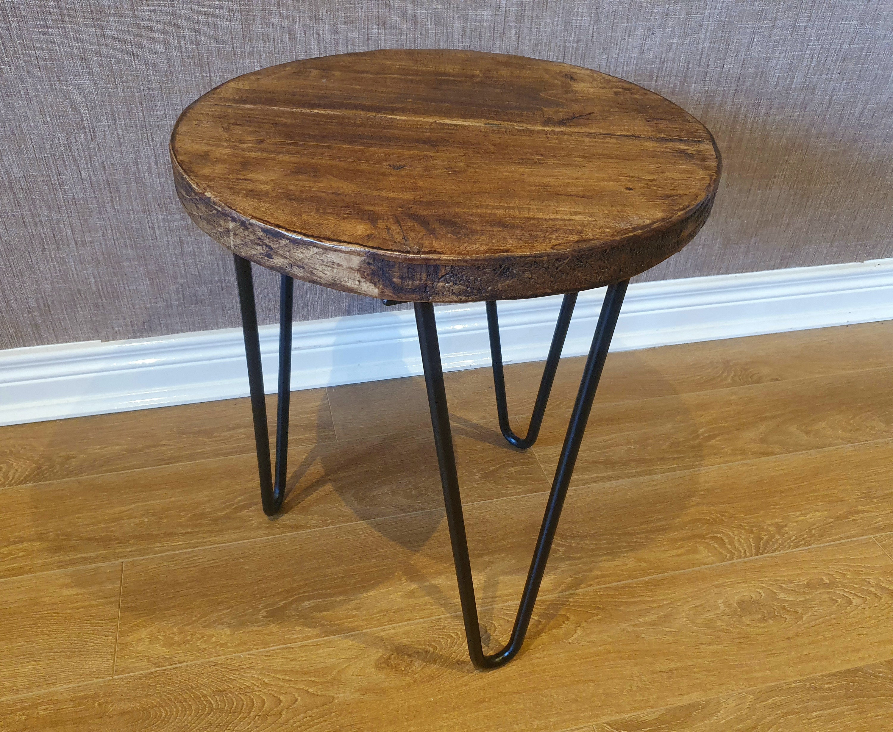 Round Table Plant Pot Stand Bedside Table Table With | Etsy