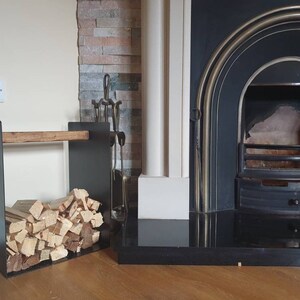 Handcrafted Log and Kindling Holder, Fireplace Decor - Etsy UK