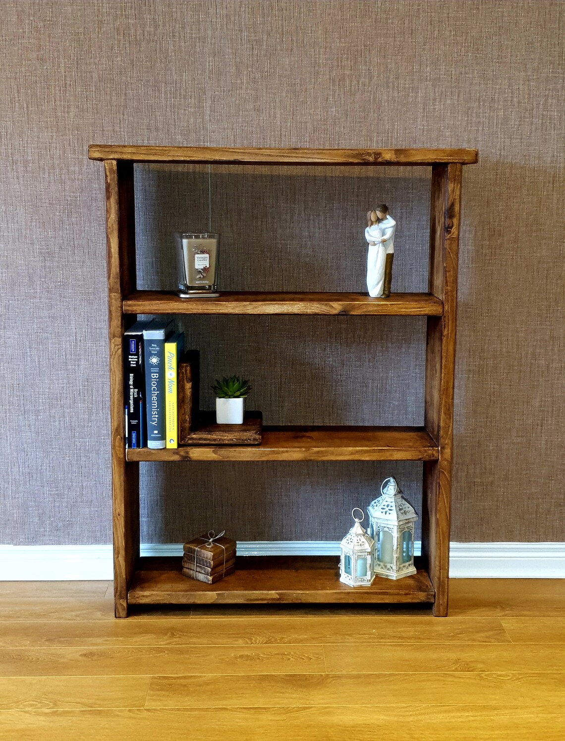 Handcrafted Rustic Bookcase/ Display Unit | Etsy UK