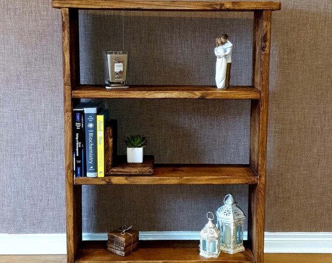 Handcrafted Rustic Bookcase/ Display Unit - Etsy UK