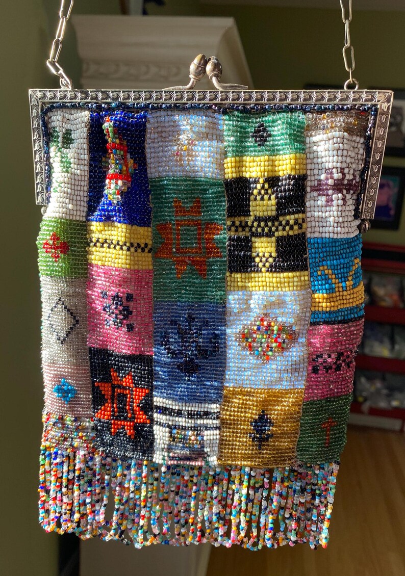 Private Listing for Antique Beaded Purse: 1920s Native American Style ...