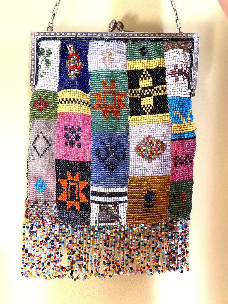 Private Listing for Antique Beaded Purse: 1920s Native American Style ...