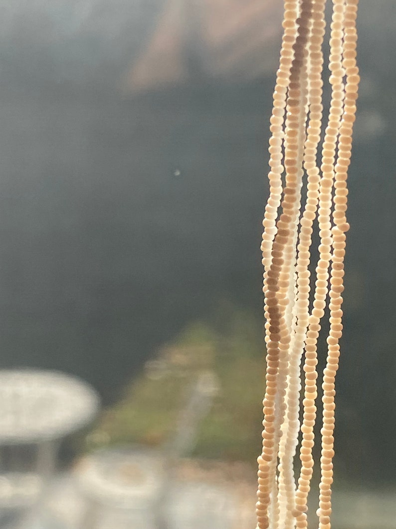 Antique Murano Glass Micro Seed Beads: Greasy Opaque White, 20/0 Hanks ...