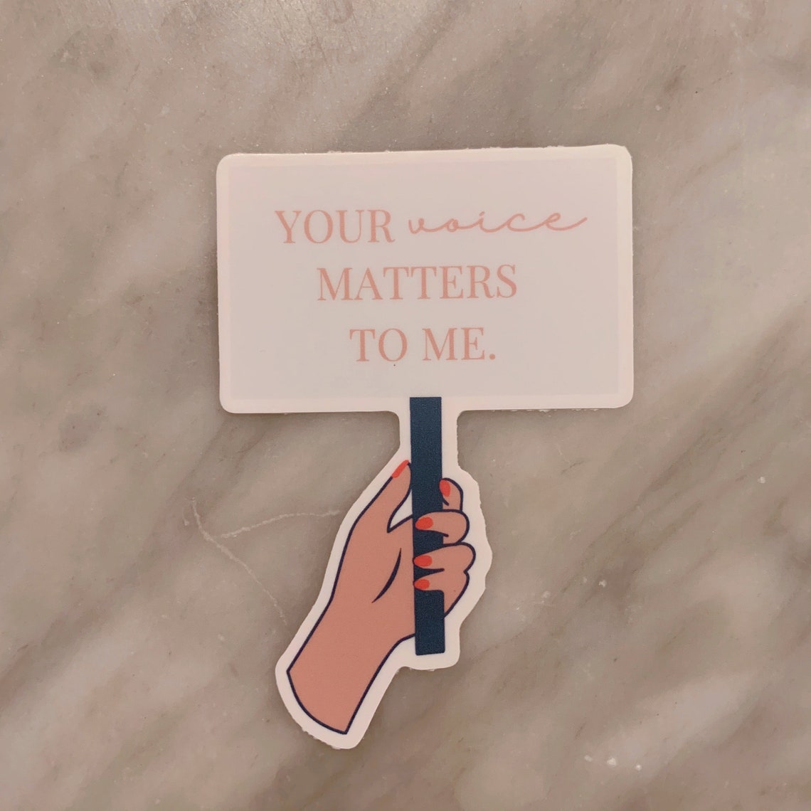 SLP Sticker - “your Voice Matters to Me” Sign - Etsy