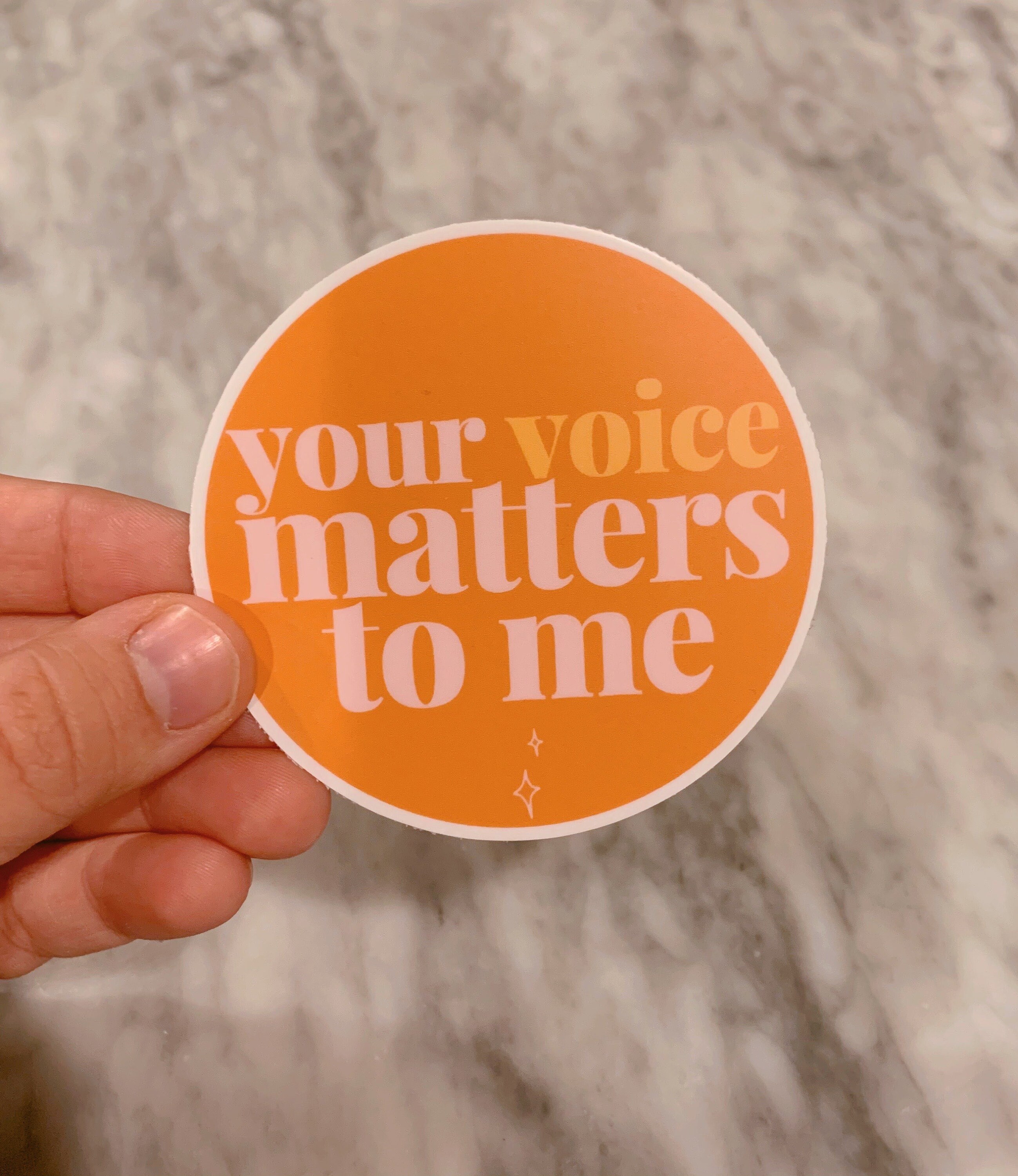 SLP sticker your voice matters to me | Etsy