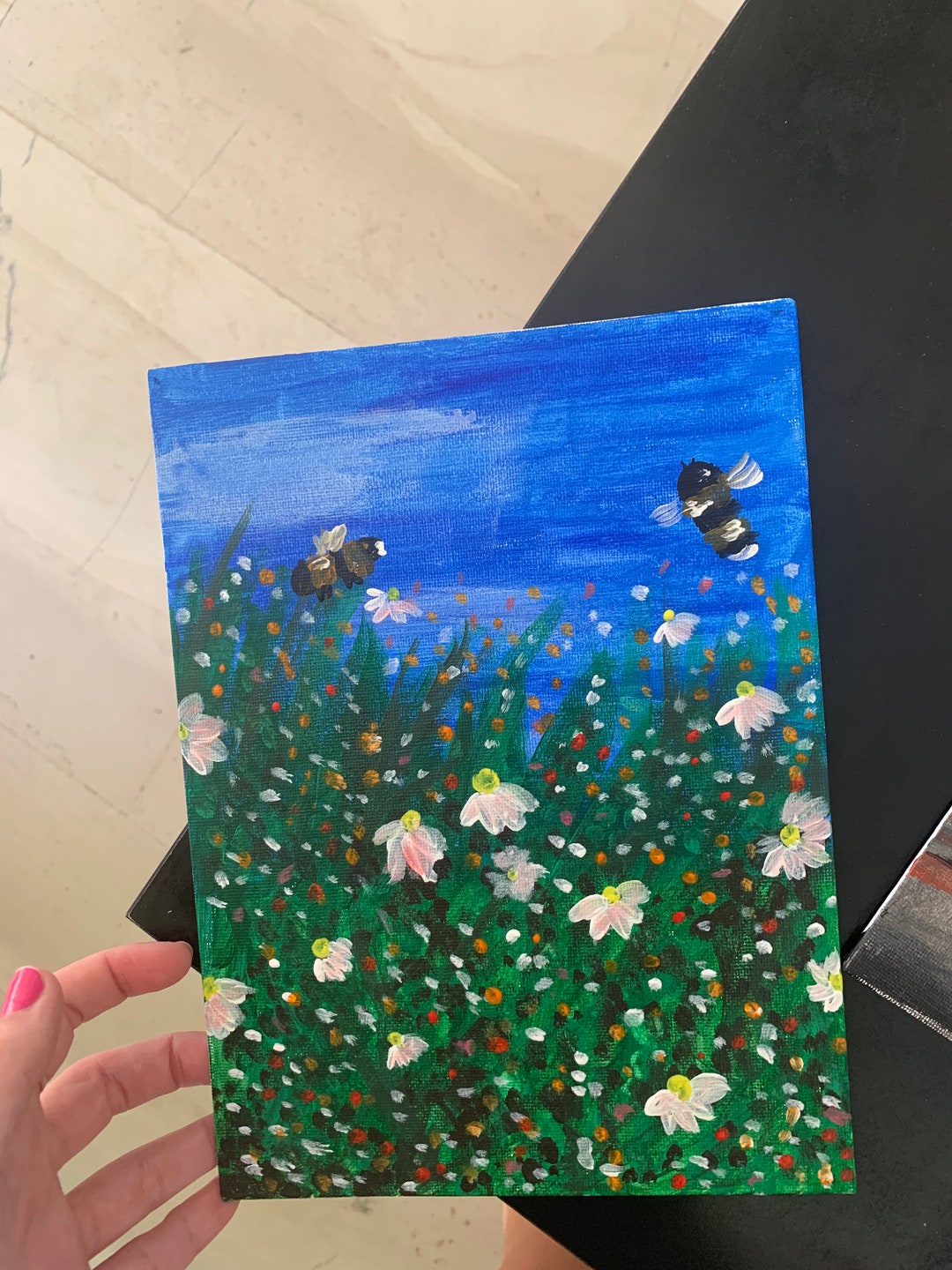 Spring Acrylic Painting (handmade) - Etsy