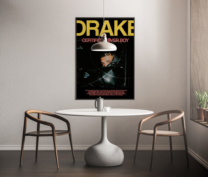 Drake CLB Album Poster, Digital Download, Poster, Room Decor, Gift for ...