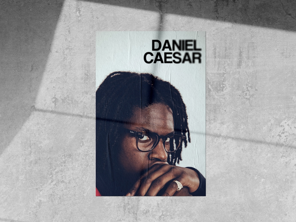 Daniel Caesar Poster, Digital Download, Room Art, Music Poster, Gift ...