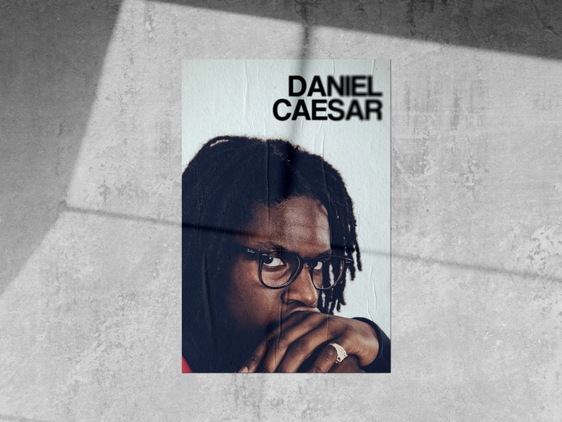 Daniel Caesar Poster, Digital Download, Room Art, Music Poster, Gift ...