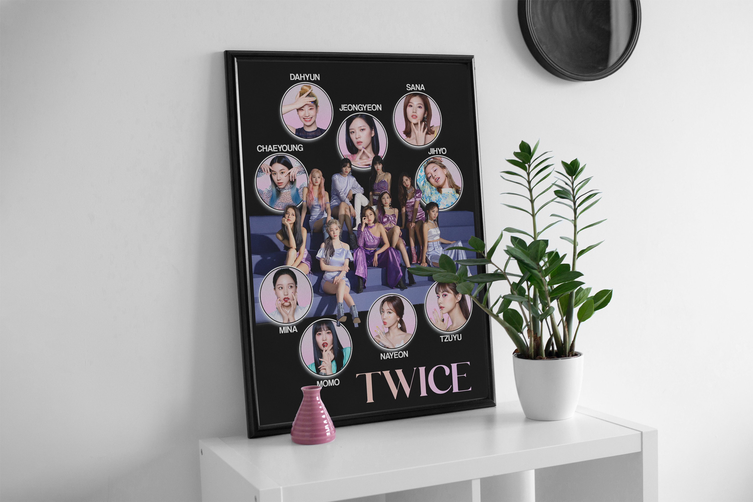Twice Collage Poster, Digital Download, Room Art, Music Poster, Gift ...