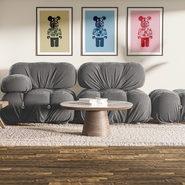 Bearbrick art poster - Etsy Nederland