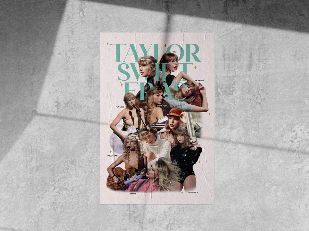 Taylor Swift Eras Poster, Digital Download, Room Art, Music Poster ...