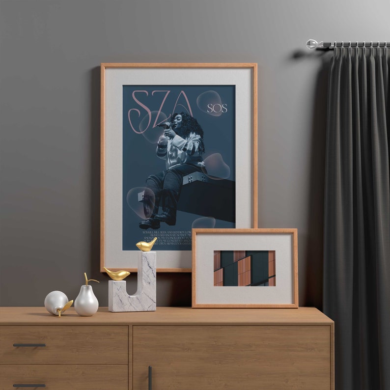 SZA SOS Album Poster, Digital Download, Music Poster, Room Decor, Gift ...