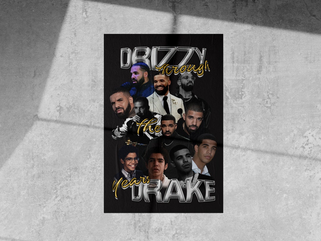 Drake Through the Years Poster, Digital Download, Room Art, Music ...