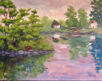 Summer Lake Reflections - Etsy