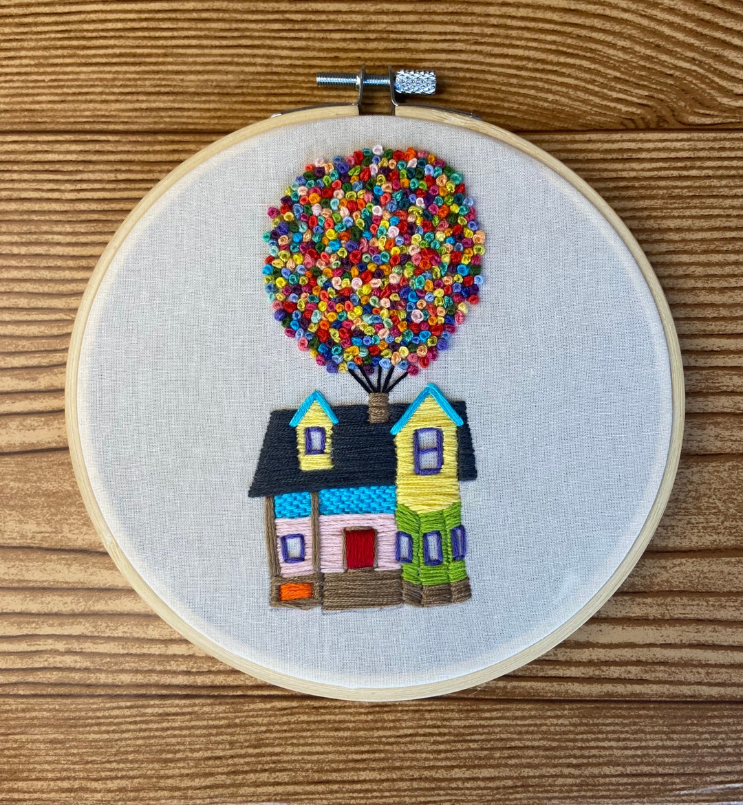 Up House Embroidery - Etsy