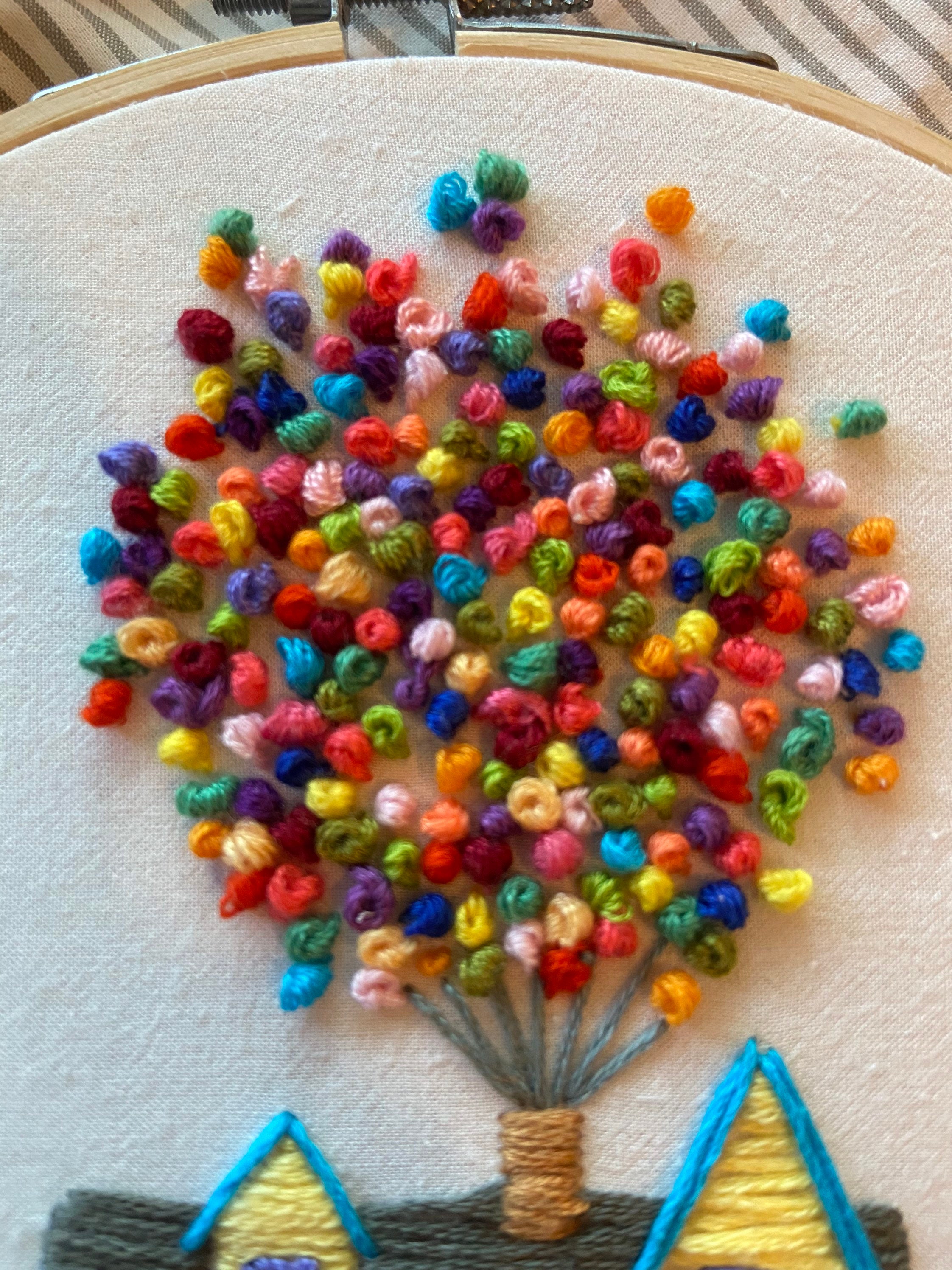 Up House Embroidery | Etsy