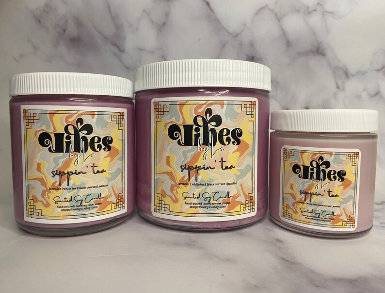 Sippin' Tea Lavender White Tea Black Currant & Jasmine | Etsy