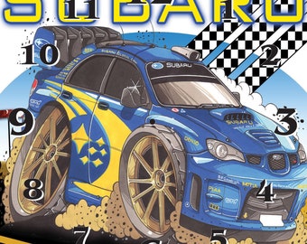 Subaru Wall Clock | Etsy