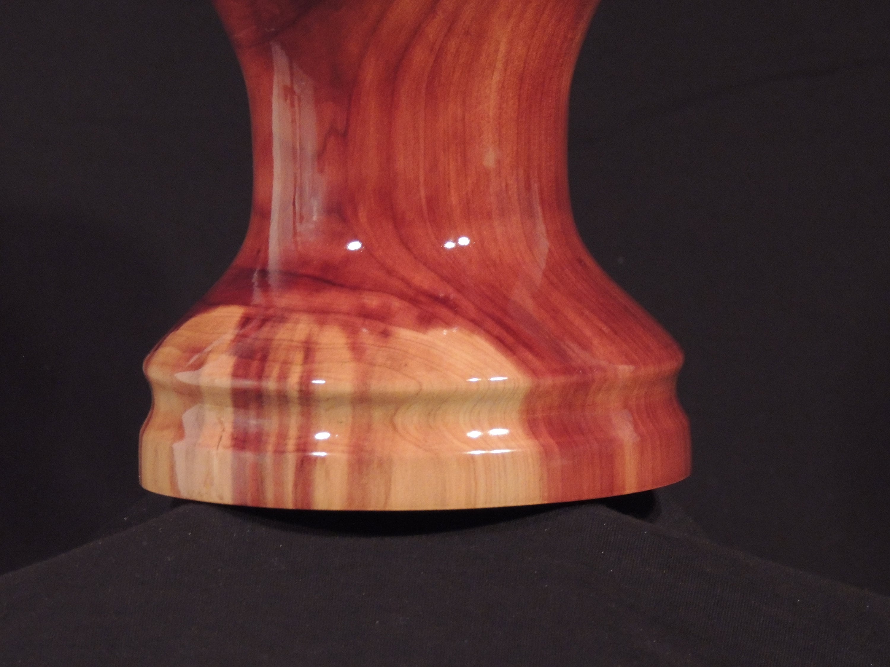 A47- Red Cedar Wood Vase: Lathe Turned Reclaimed Wood Decor - Etsy