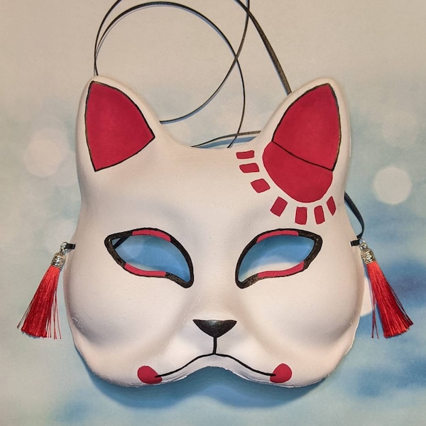Japanese Kitsune Mask - Etsy