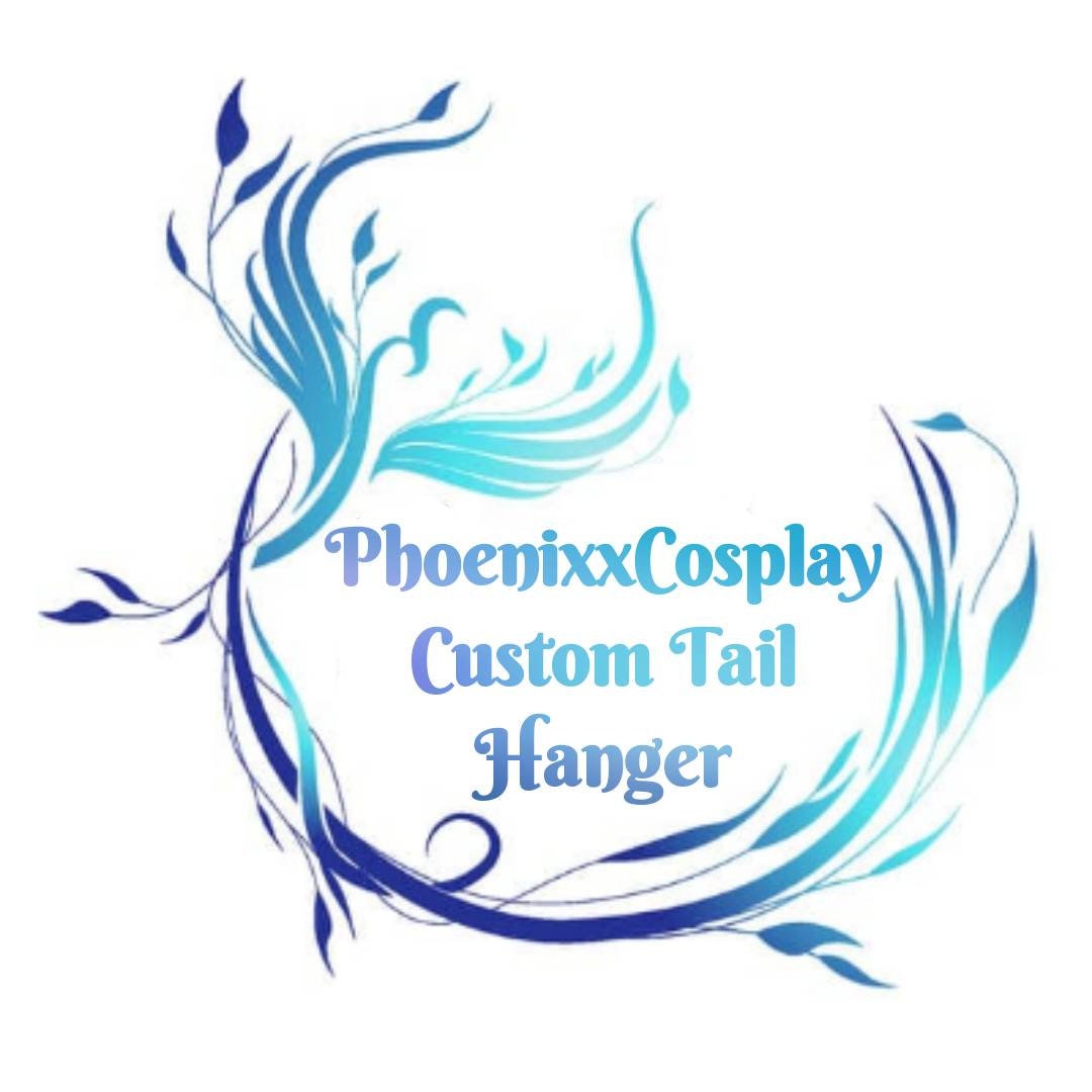 Custom 3ft Long Tail or Collar Hanger - Customizable From 5 to 10 Tail ...