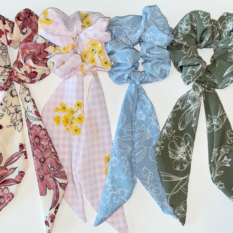 Bow Scrunchie - Etsy