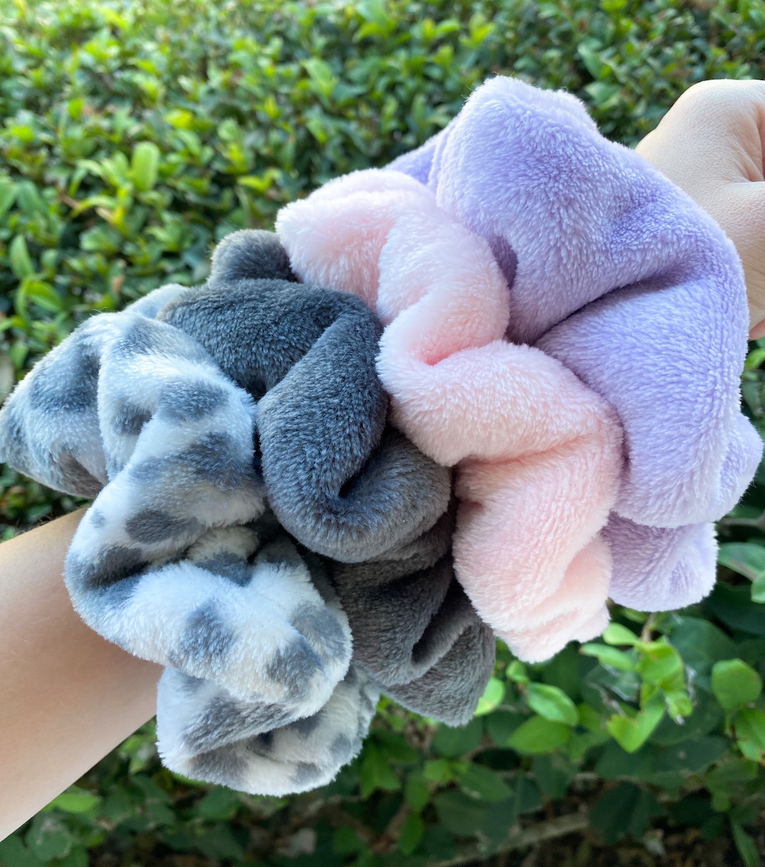 Robe Scrunchies, Plush Scrunchies, Super Soft Scrunchies, Gift for Her ...