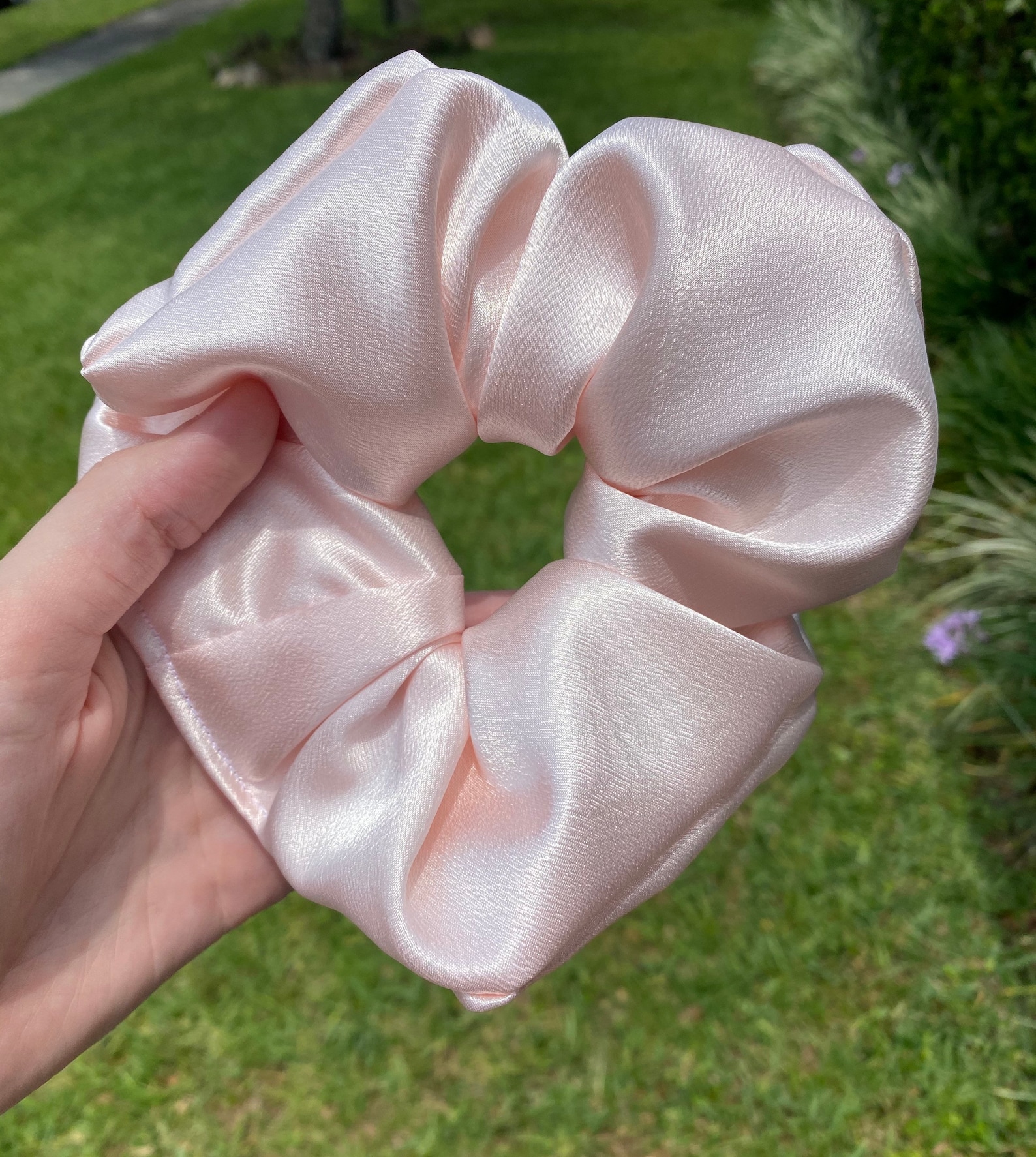 Jumbo Silk Scrunchies Silky Satin Scrunchies Oversized Soft - Etsy