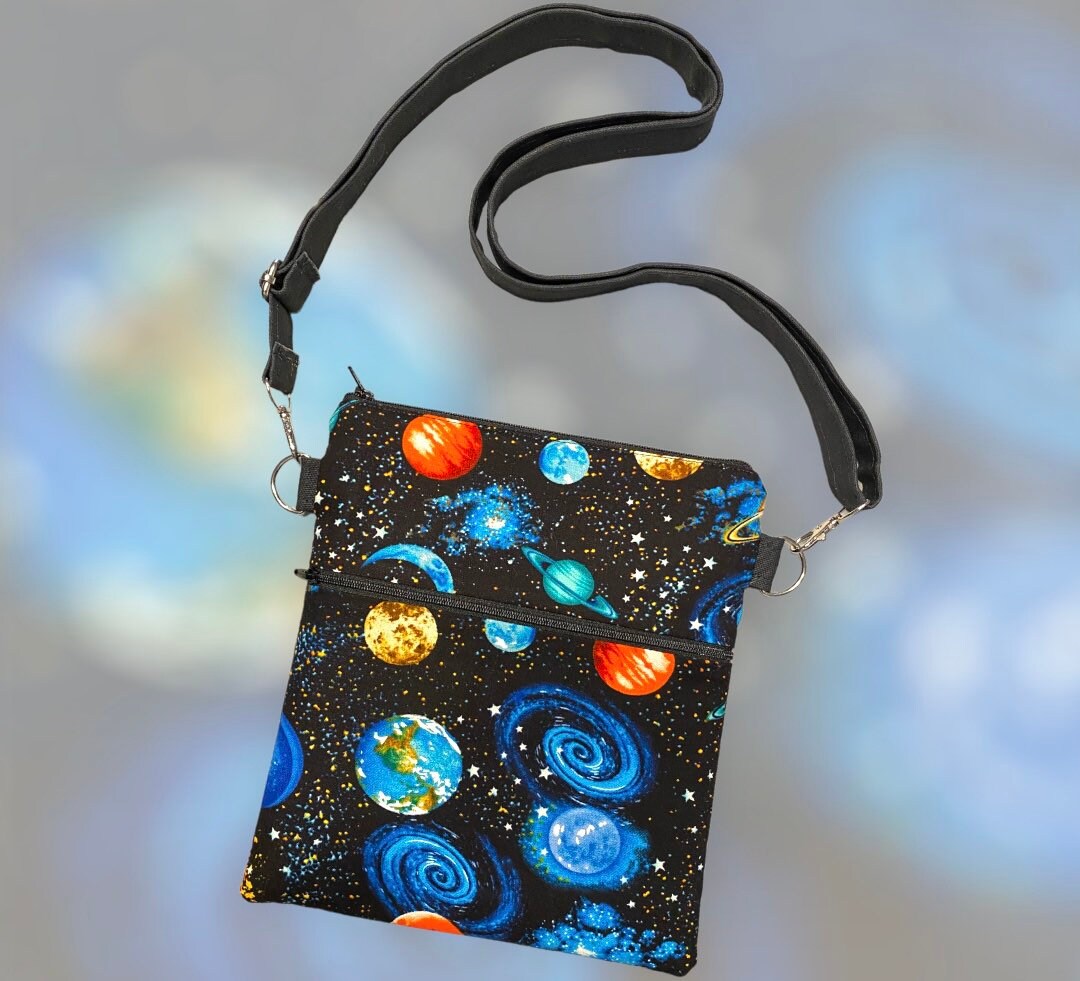 Solar System Crossbody Purse, Planets, Astronomy, Space Handbag, Stars ...