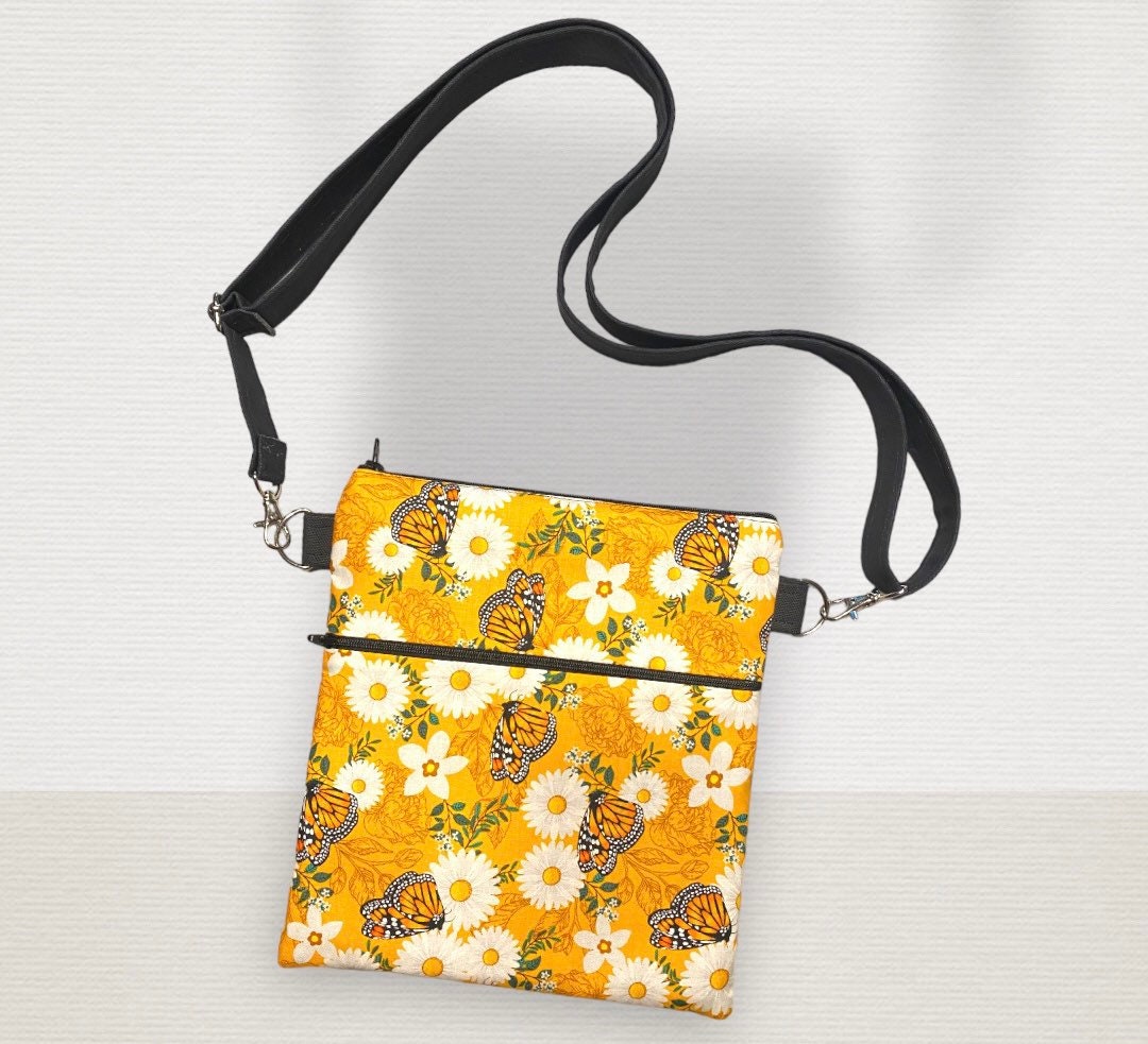 Monarch Butterfly Crossbody Purse, Spring Handbag, Insect, Messenger ...