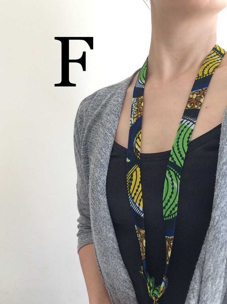 African Fabric Lanyard, ID Neck Strap, Key Fob, Office, Gift, Security ...