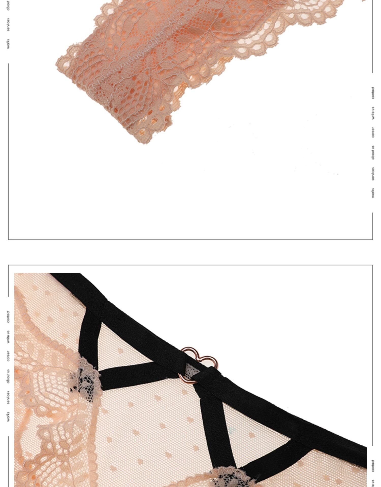 Romántico sexy encaje ropa interior mujeres hueco fuera bragas | Etsy